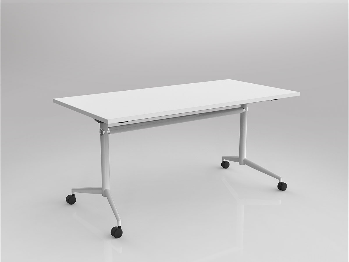 Simple Mobile Flip Top Table - Flip and Stack - Urban Hyve