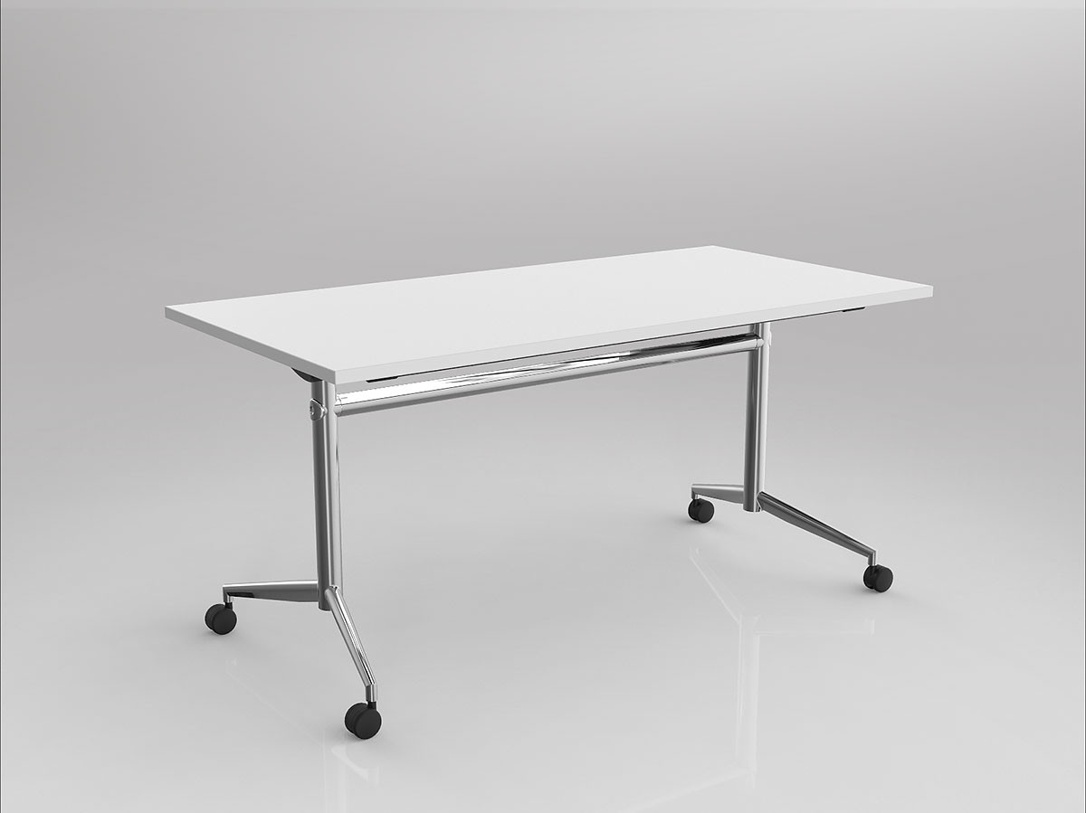 Simple Mobile Flip Top Table - Flip and Stack - Urban Hyve