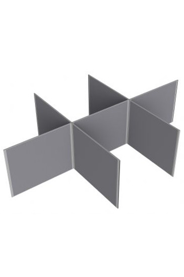 Flat Floor Based Fabric Acoustic Screen - Noise Reduction / Quiet Zones ...