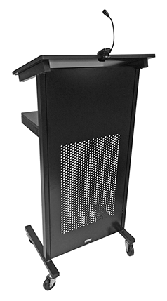 Professional Mobile Lectern - Black - Urban Hyve