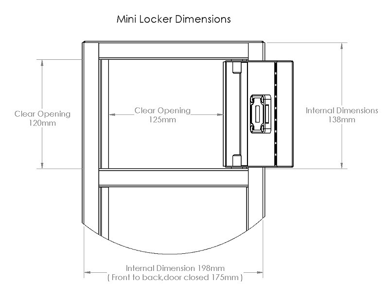 Mini Lockers / Secure storage for Mobile Phones, Cameras, Wallets, Keys ...