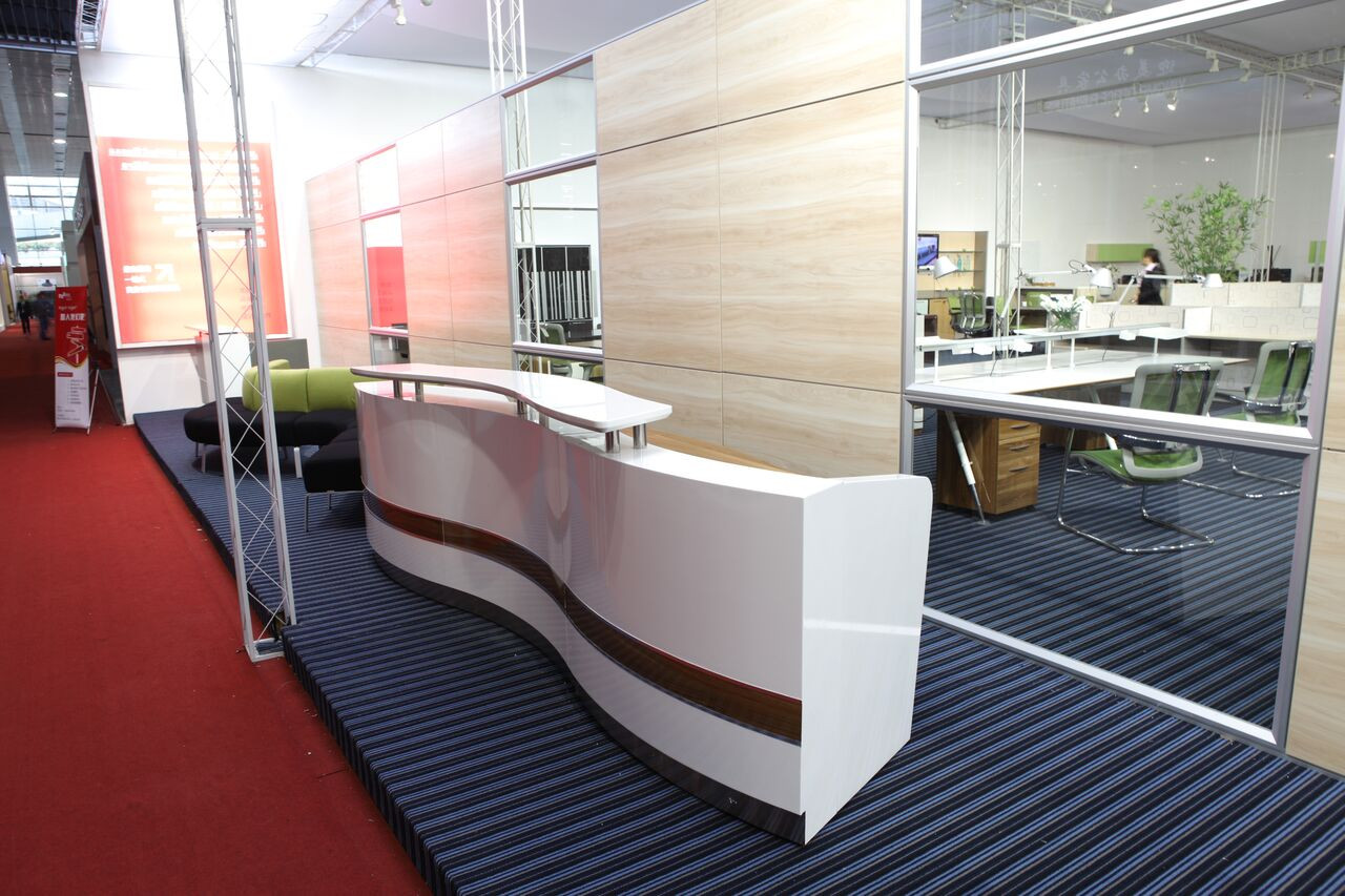Martinique Reception Counter Units - Wave Shaped - Urban Hyve
