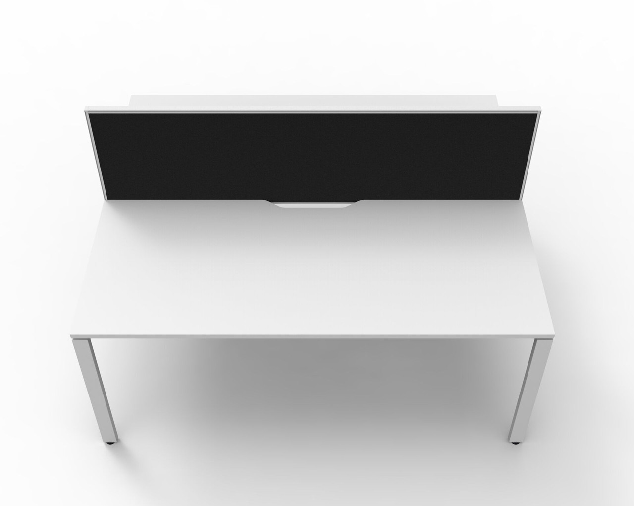 Deluxe Rapid Infinity 2 Person Double Sided Profile Leg Workstation ...