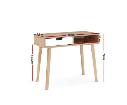 Henry Home Office Desk with Drawers - Urban Hyve
