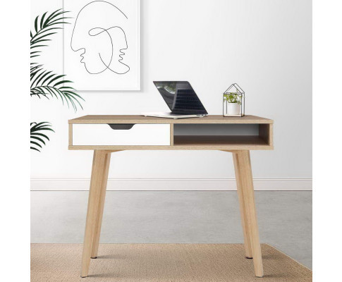 Henry Home Office Desk with Drawers - Urban Hyve
