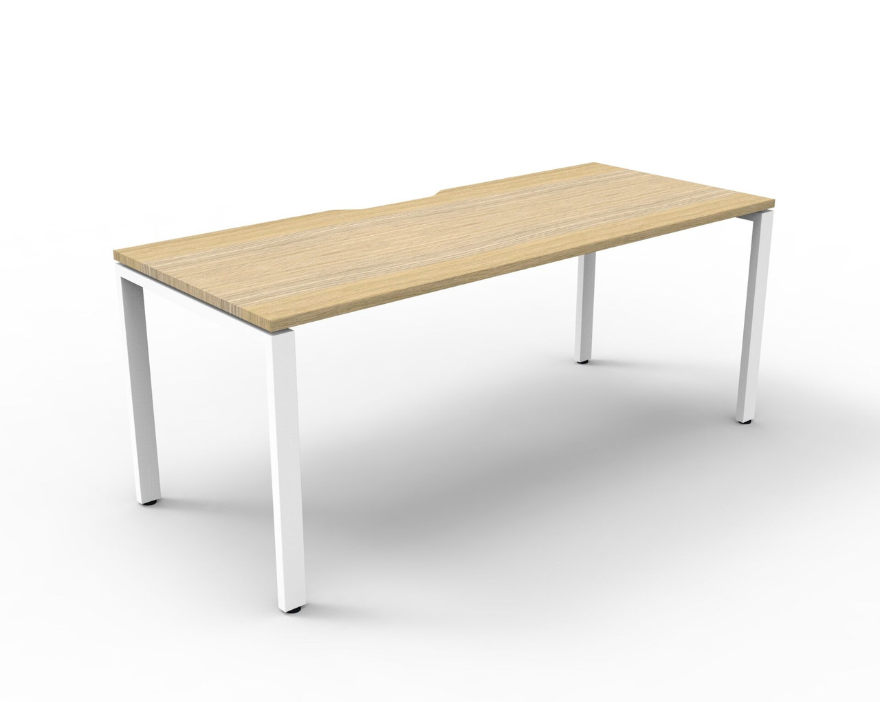 Deluxe Quick Infinity 1 Person Office Workstation - Single Sided Desk ...