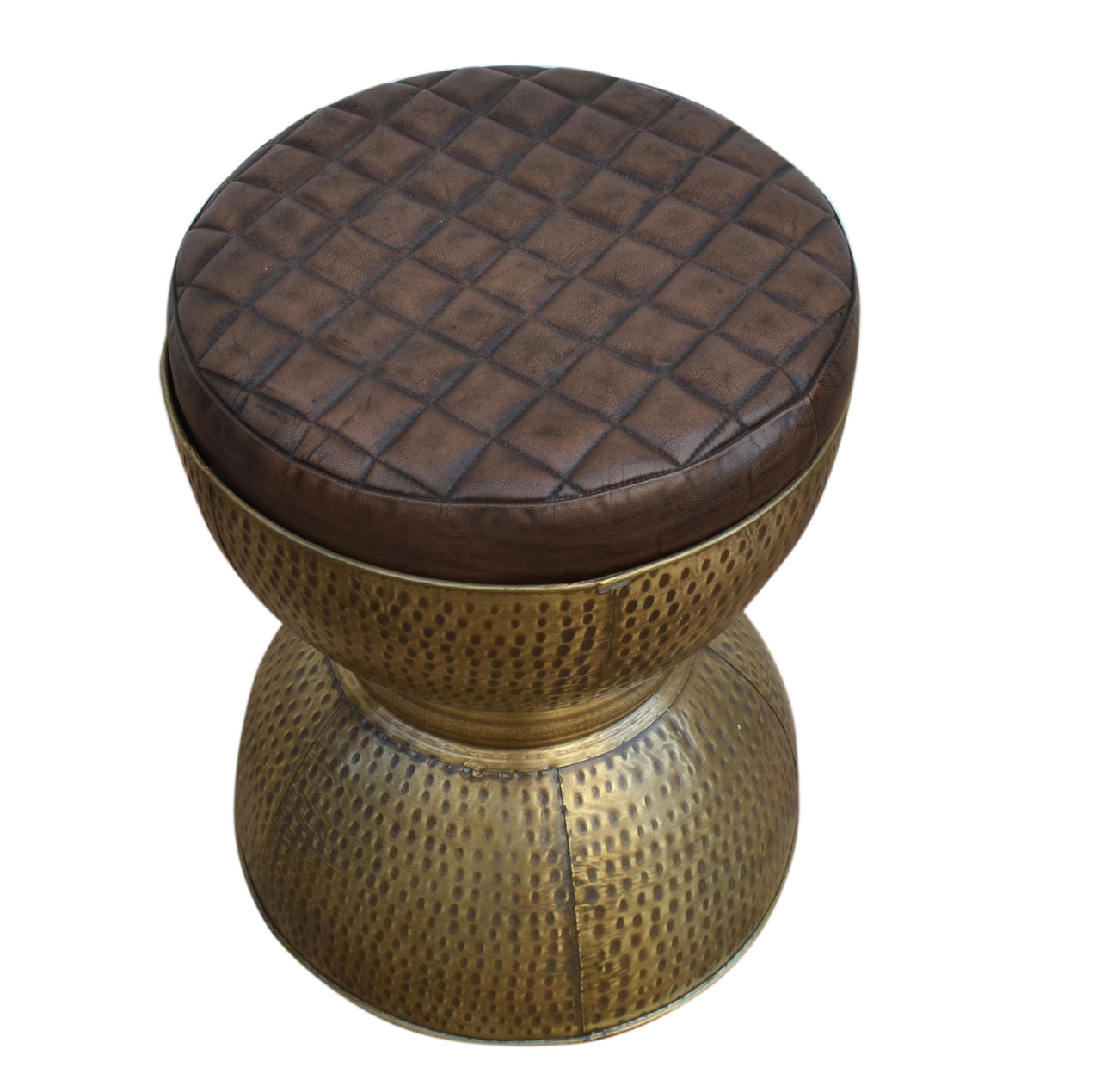 Henry Iron Drum Stool - Urban Hyve