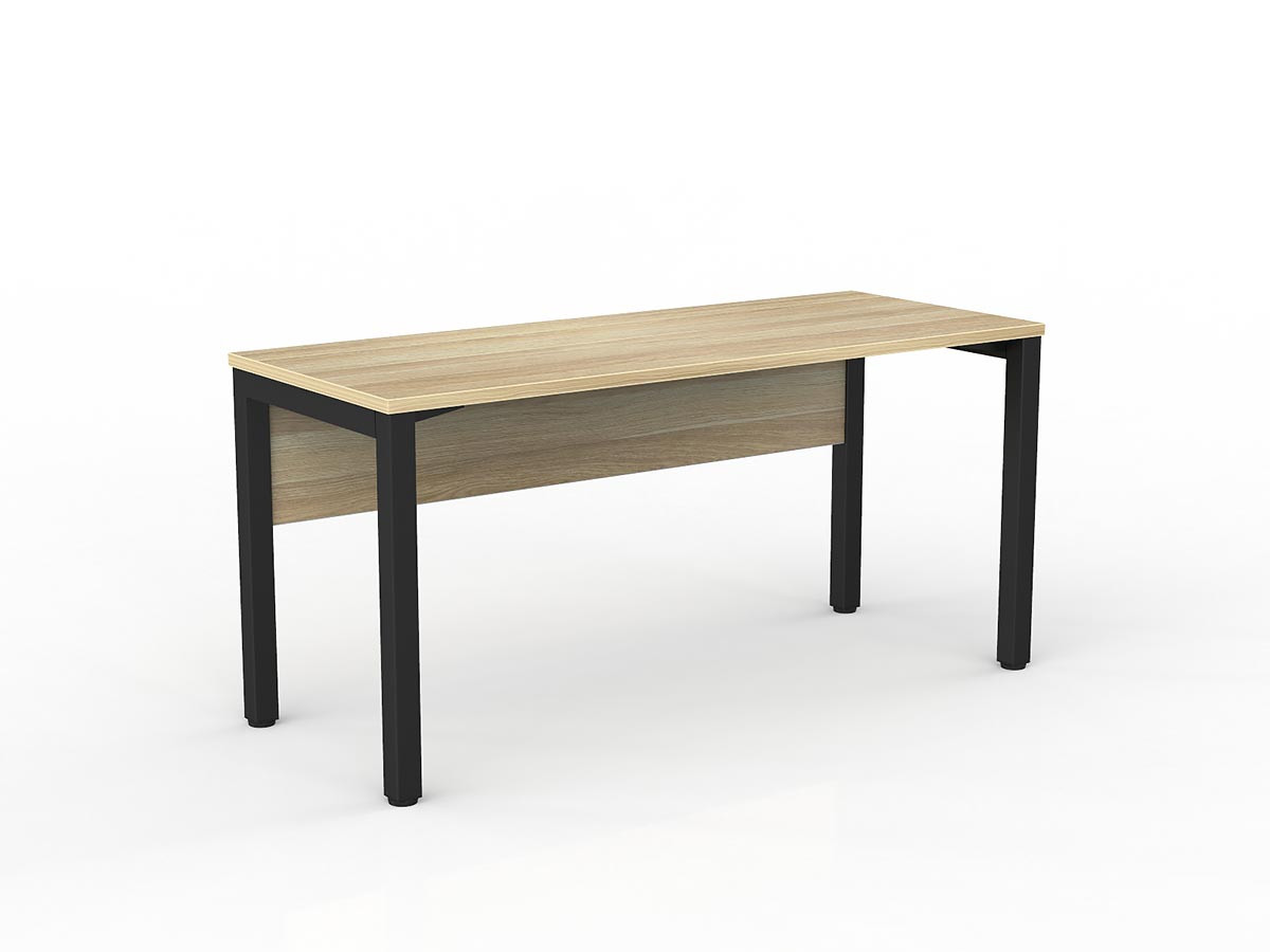Axle Straight Desk with Melamine Modesty - Urban Hyve