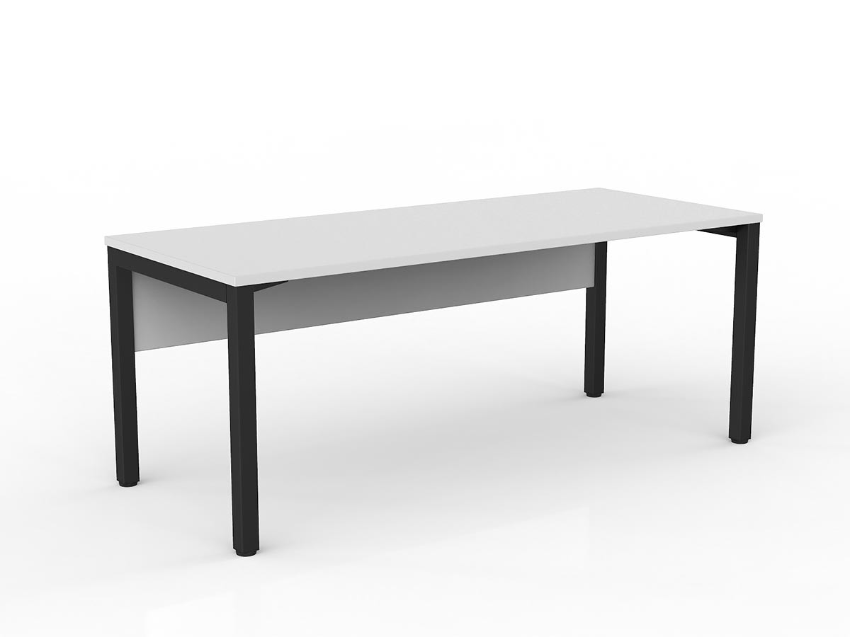 Axle Straight Desk with Melamine Modesty - Urban Hyve
