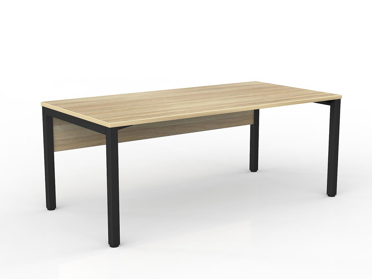 Axle Straight Desk with Melamine Modesty - Urban Hyve