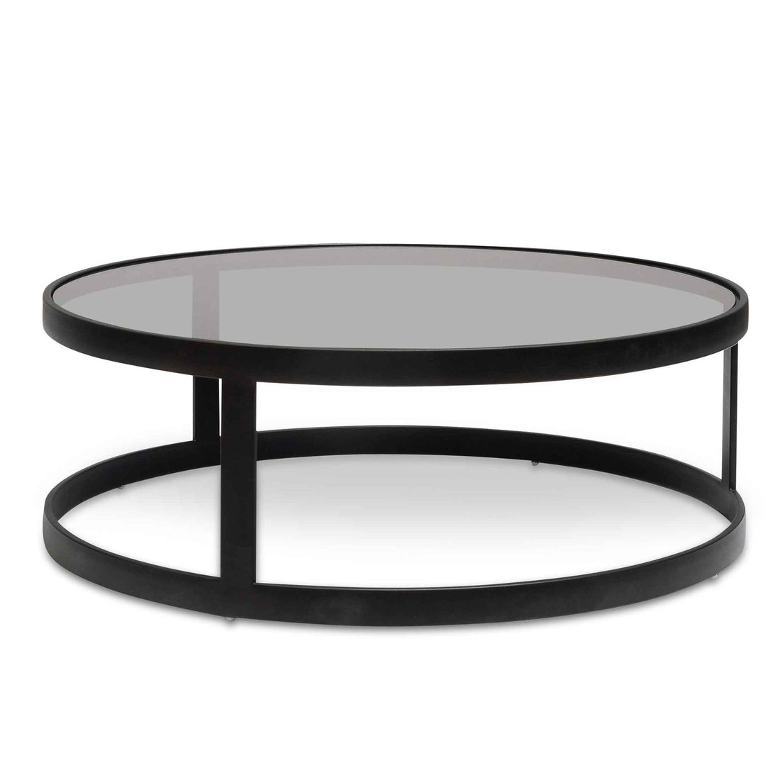 Nested Grey Glass Coffee Table - Urban Hyve