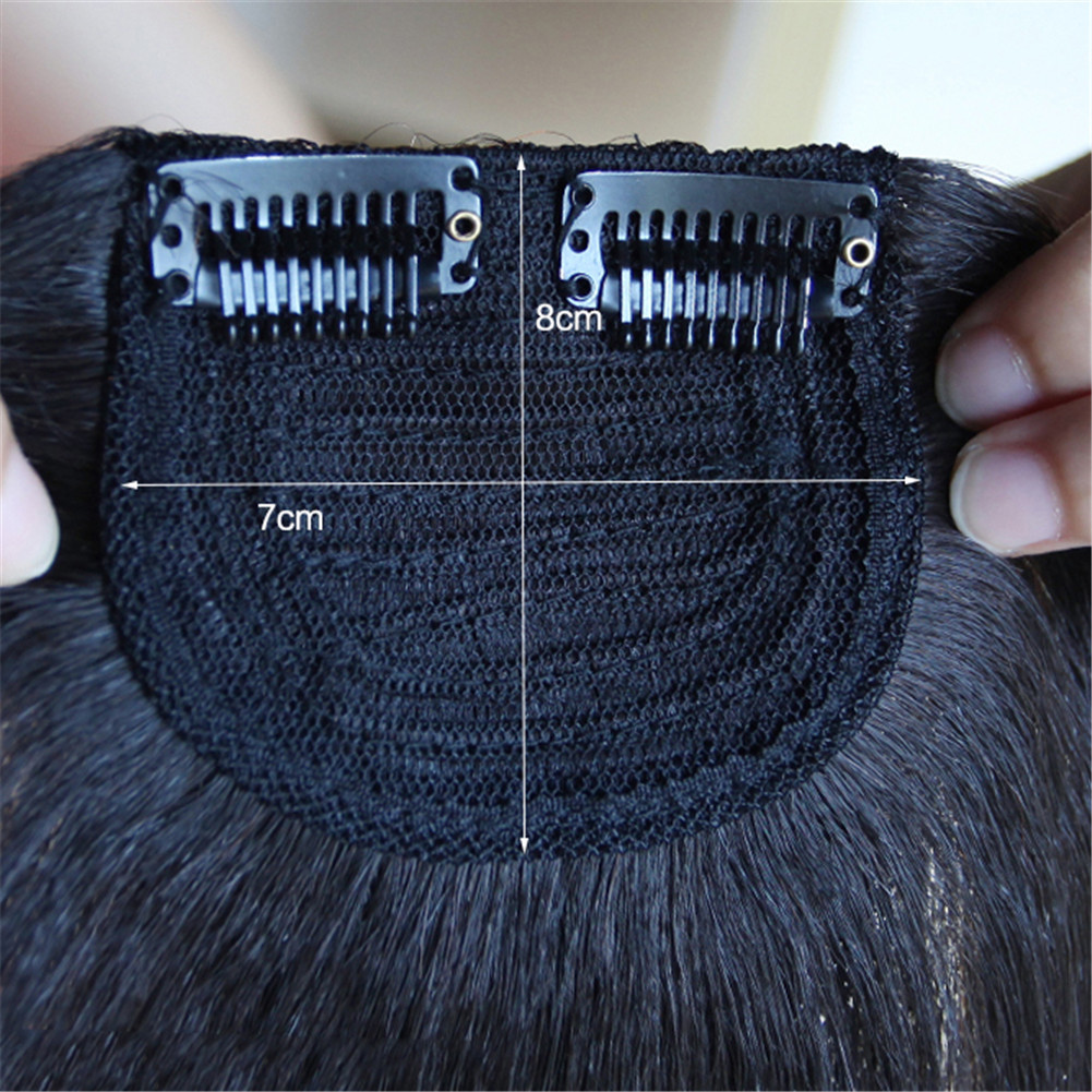 Men Slicked-back Hairpiece Invisible Human Hair Mat for Increasing Hair ...