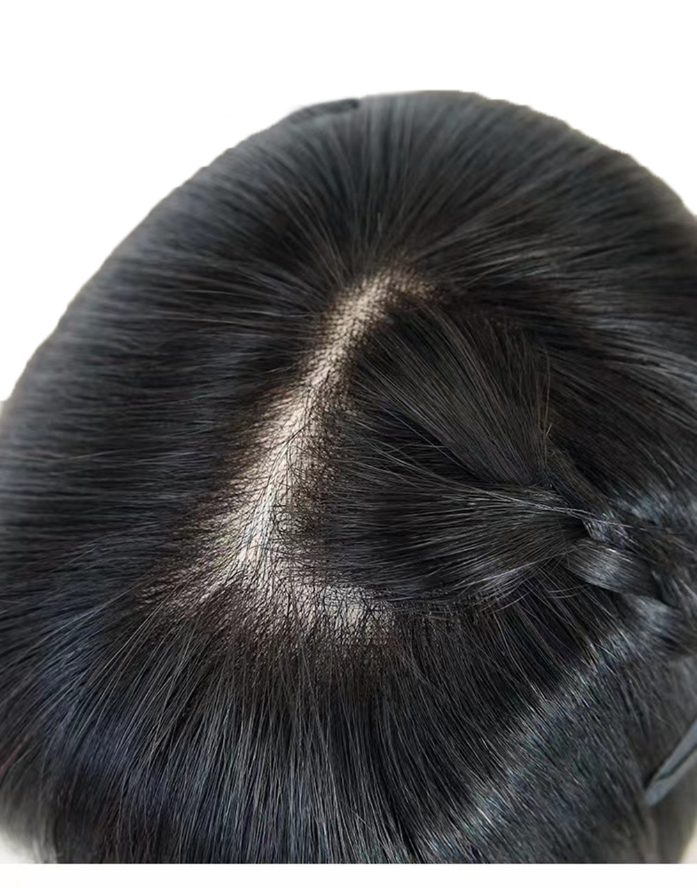 RemeeHi Seamless Silk Base Large Cover Loss Hair Top Piece Wiglet Wig ...