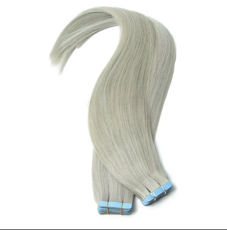 RemeeHi Brazilian Straight Silver Grey Invisible Seamless Double Side ...