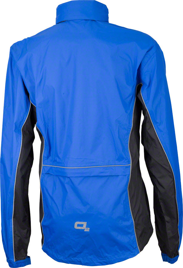 O2 Rainwear Primary Hooded Rain Jacket | Royal Blue - Cycle Sport LLC