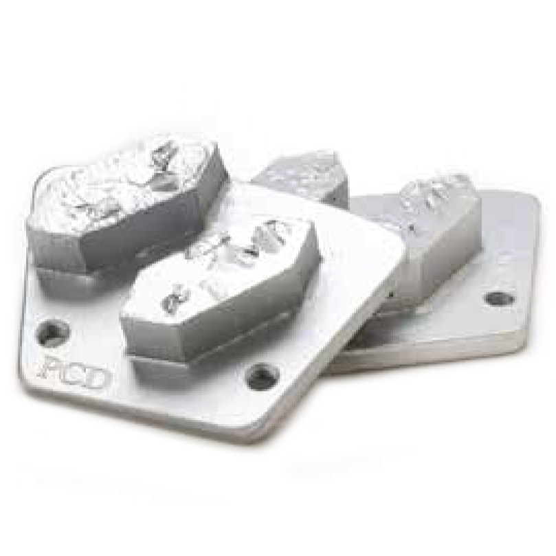 Standard 3 Hole PCD with wear Bar - Clockwise Rotation