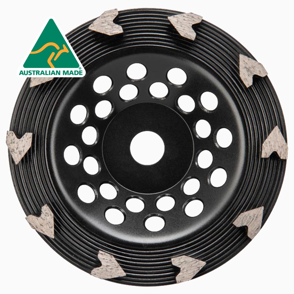 Syntec Arrow Segment Cup Wheel - Mid Arrow
