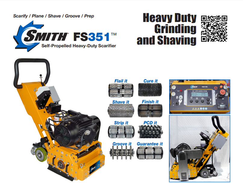 Smith FS351 Self-Propelled Surfacer - Electric