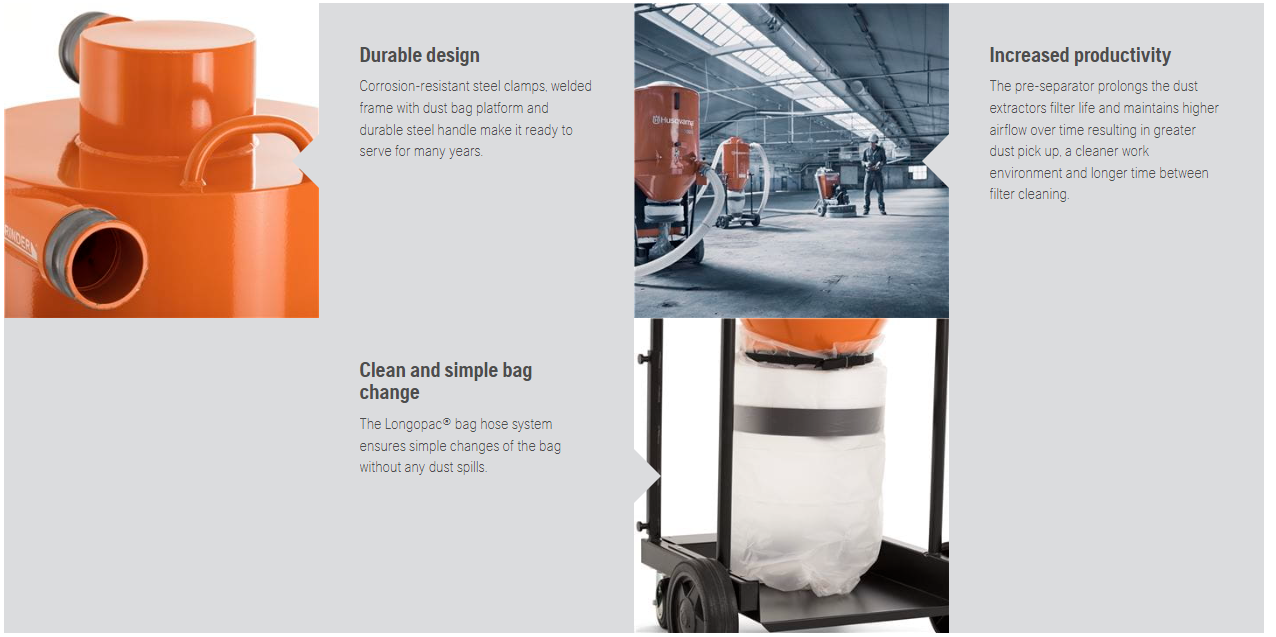 Husqvarna/Pullman Ermator C5500 Pre-Separator