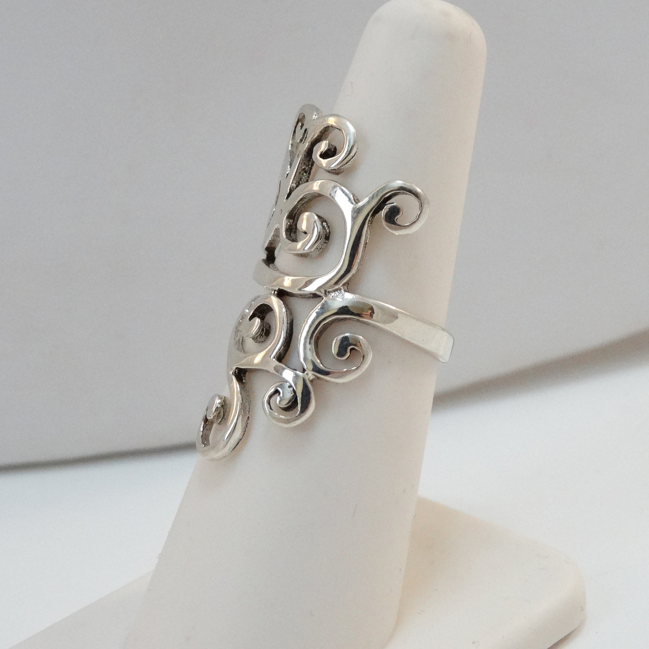 Fancy Lines Ring in Sterling Silver | FashionJunkie4Life.com