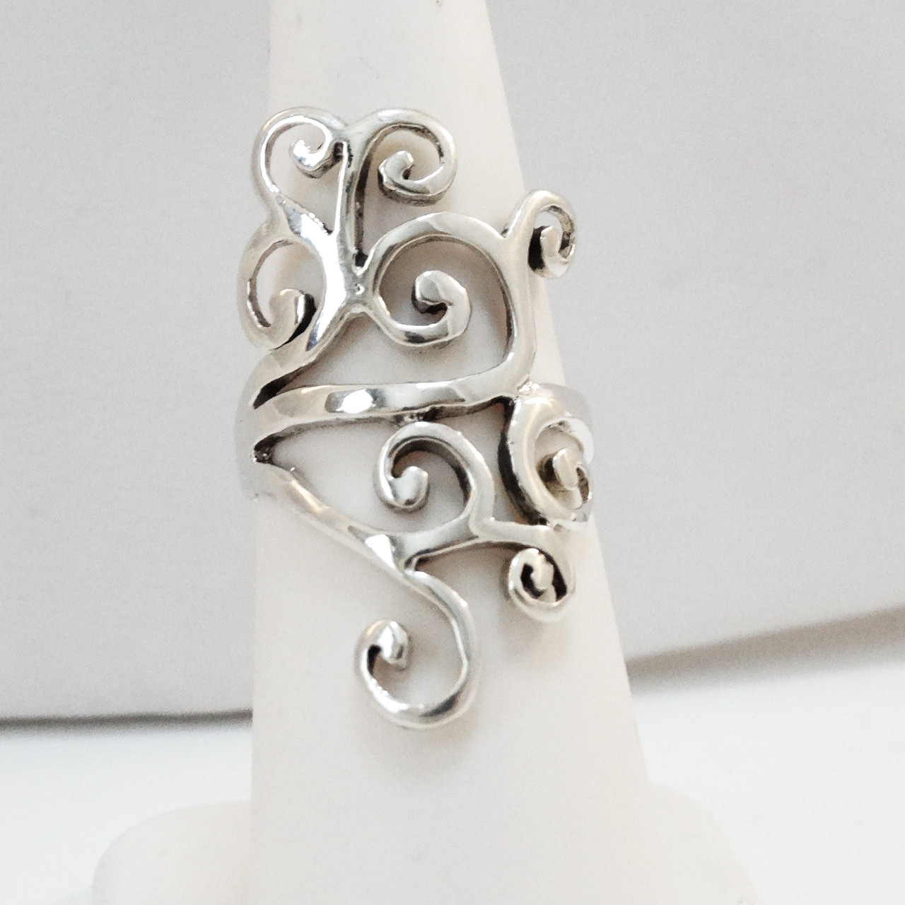 Fancy Lines Ring in Sterling Silver | FashionJunkie4Life.com