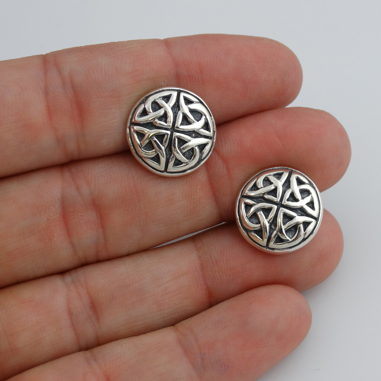 Sterling Silver Celtic Knot Cuff Links