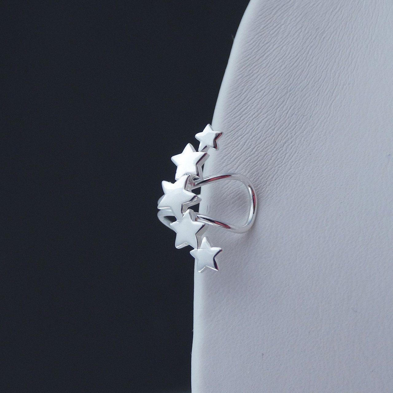 Stars Ear Cuff Earring - Sterling Silver