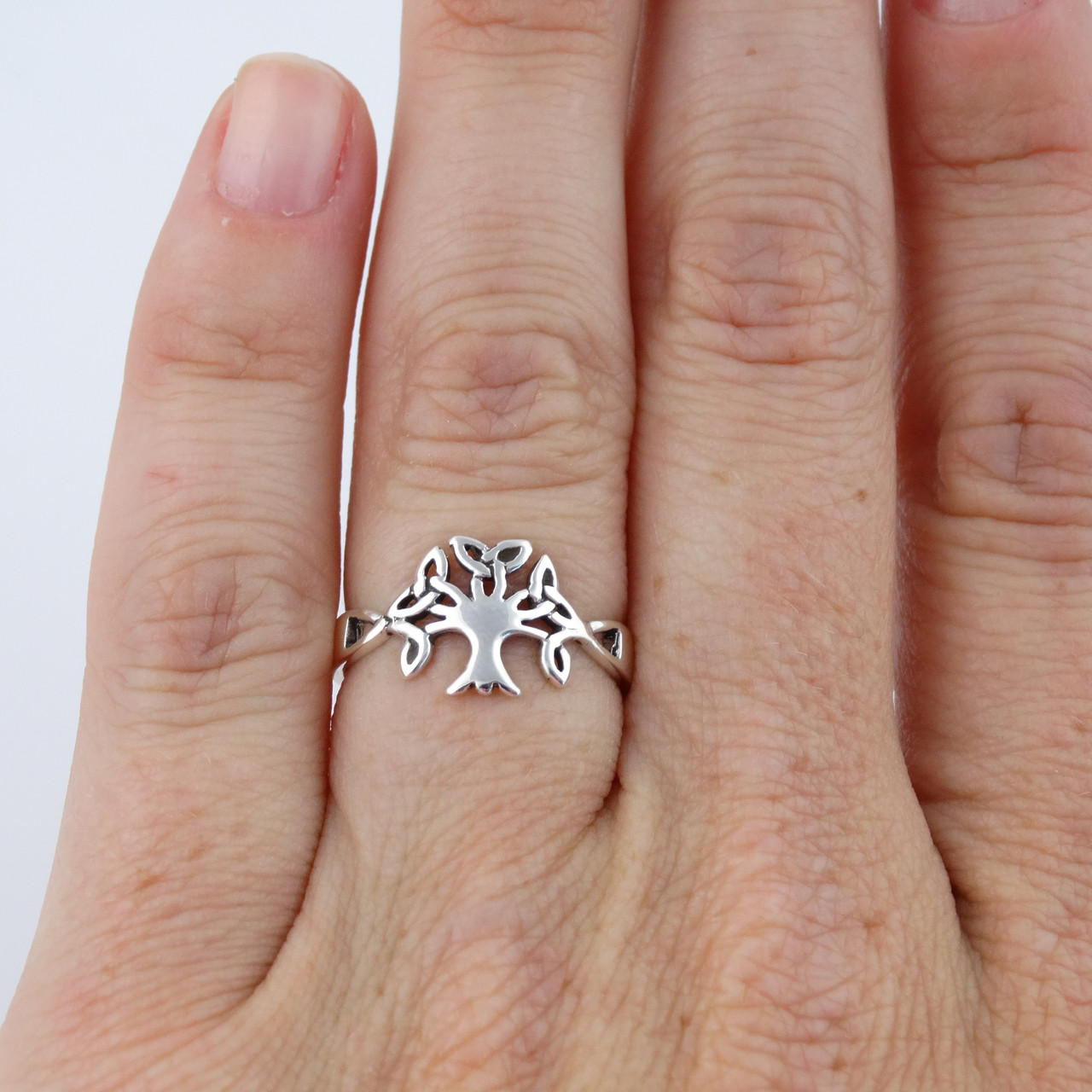 Sterling Silver Trinity Celtic Tree of Life Ring | FashionJunkie4Life
