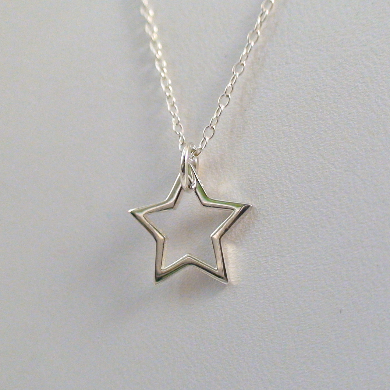 Sterling Silver Star Necklace