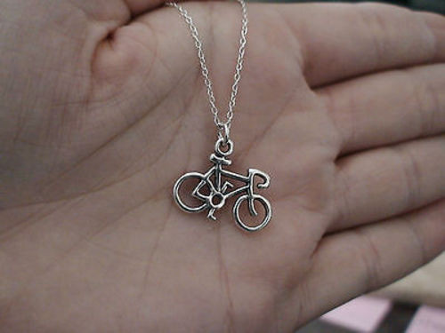 Bicycle Necklace - 925 Sterling Silver - FashionJunkie4Life