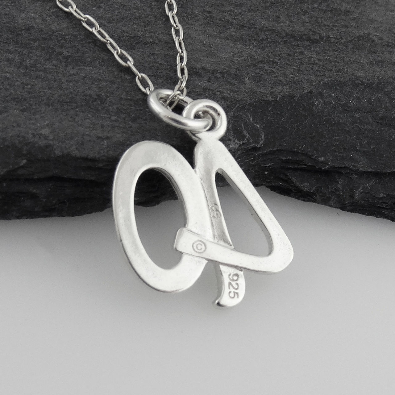 Number 40 Charm Necklace - 925 Sterling Silver - FashionJunkie4Life