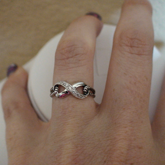 Infinity Ring - Sterling Silver