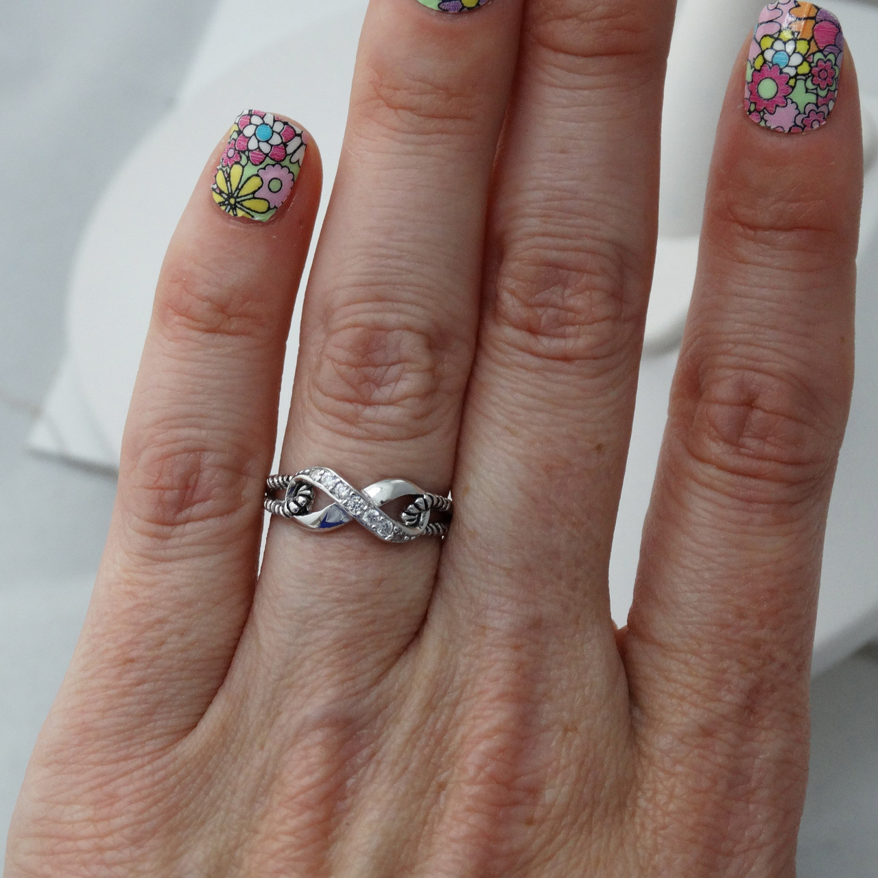 Infinity Ring - Sterling Silver