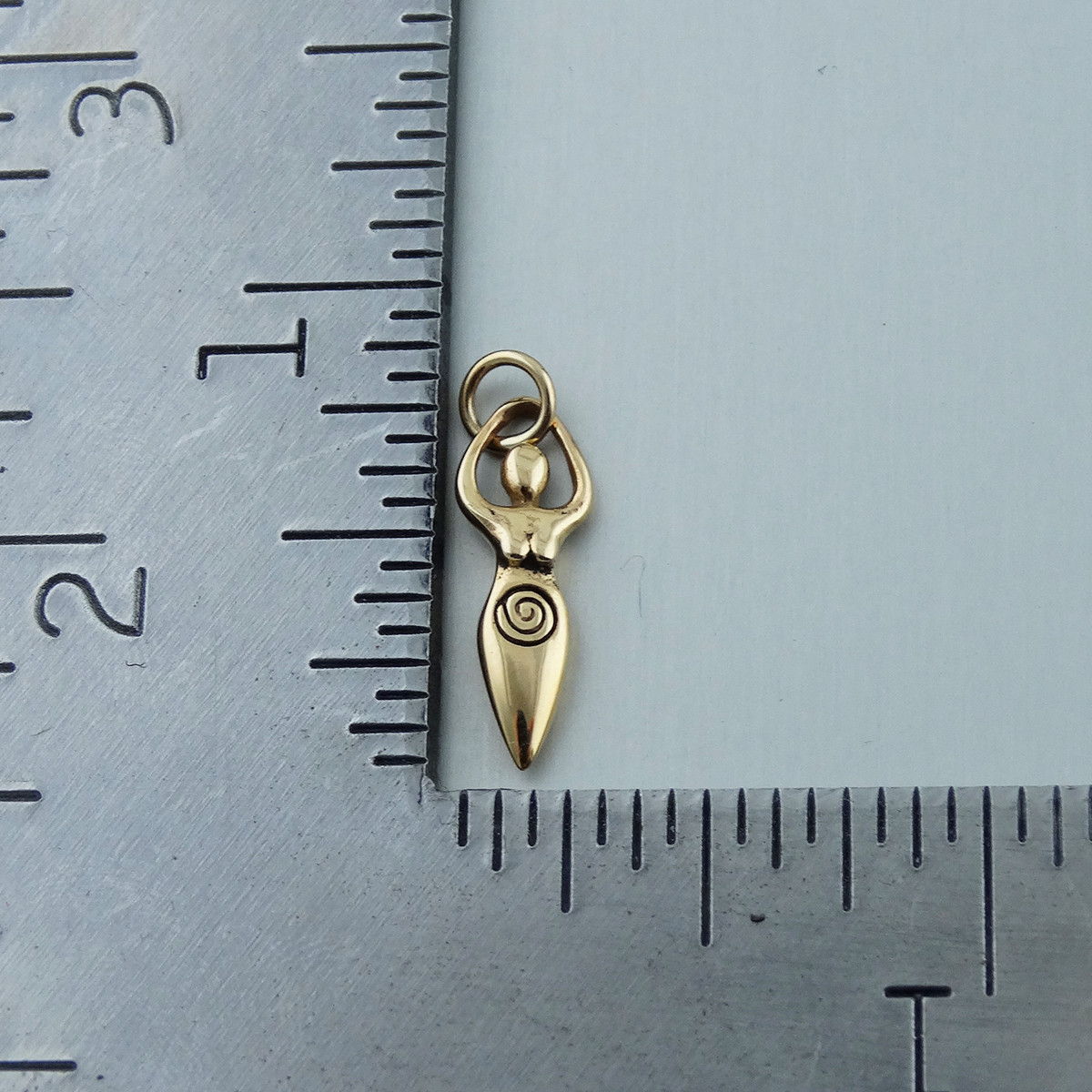 Fertility Goddess Charm - Natural Bronze - FashionJunkie4Life
