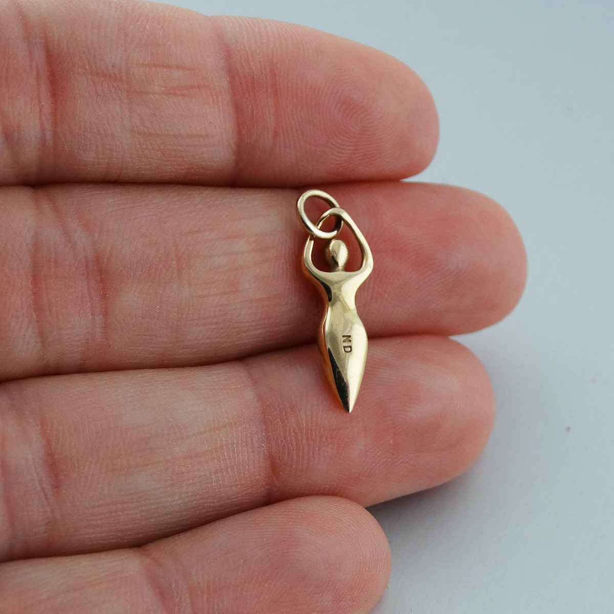 Fertility Goddess Charm - Natural Bronze - FashionJunkie4Life