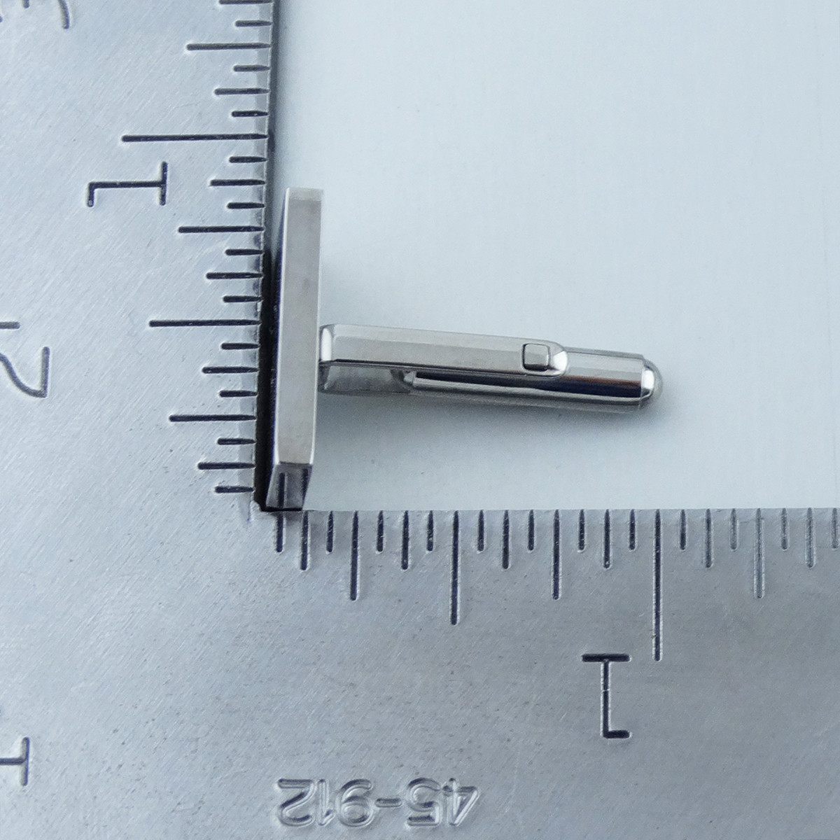 Engravable Rectangle Cuff Links, Stainless Steel - FashionJunkie4Life