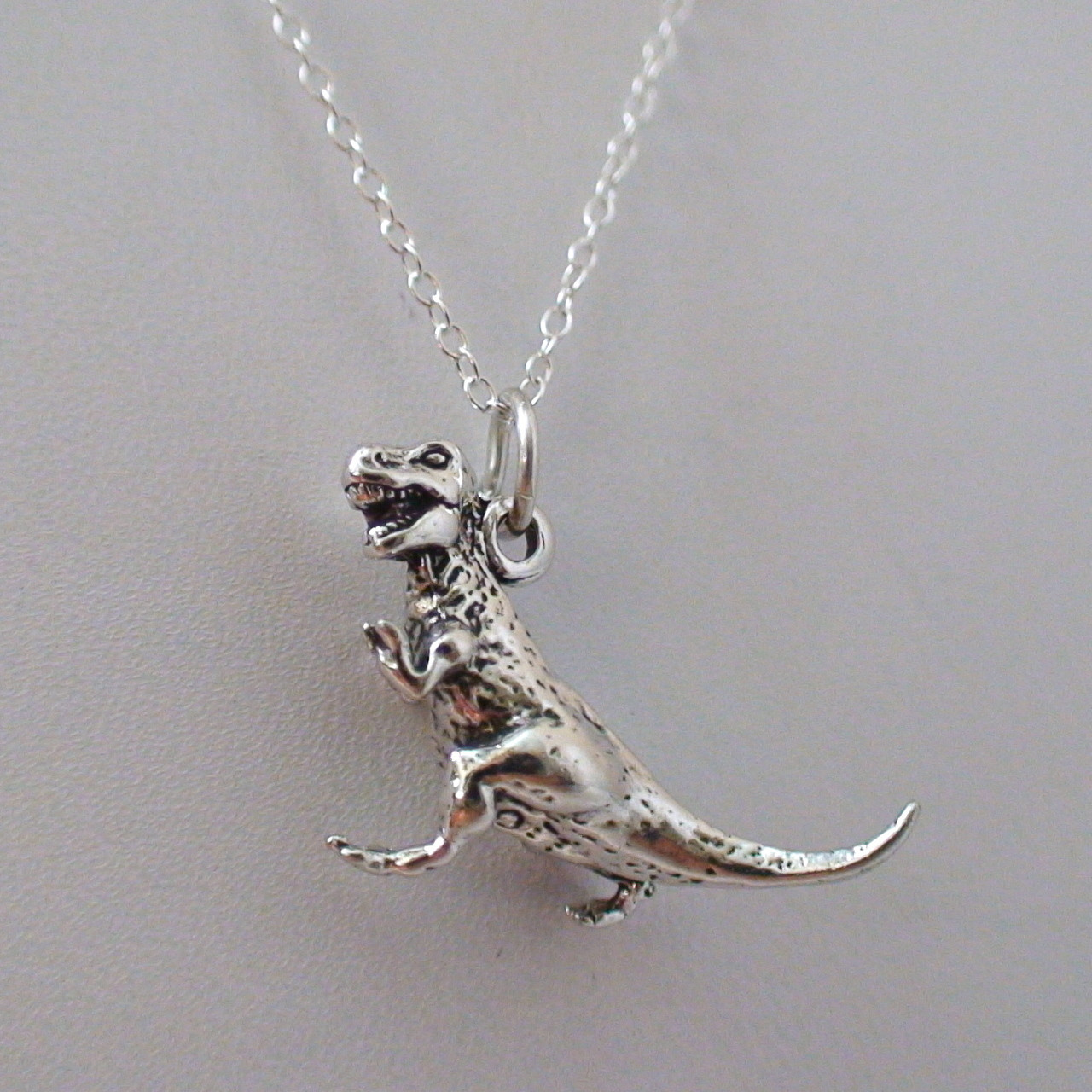 T-Rex Necklace - 925 Sterling Silver