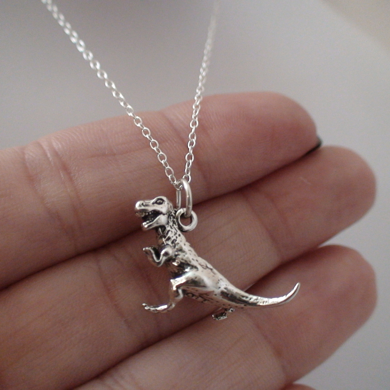 T-Rex Necklace - 925 Sterling Silver