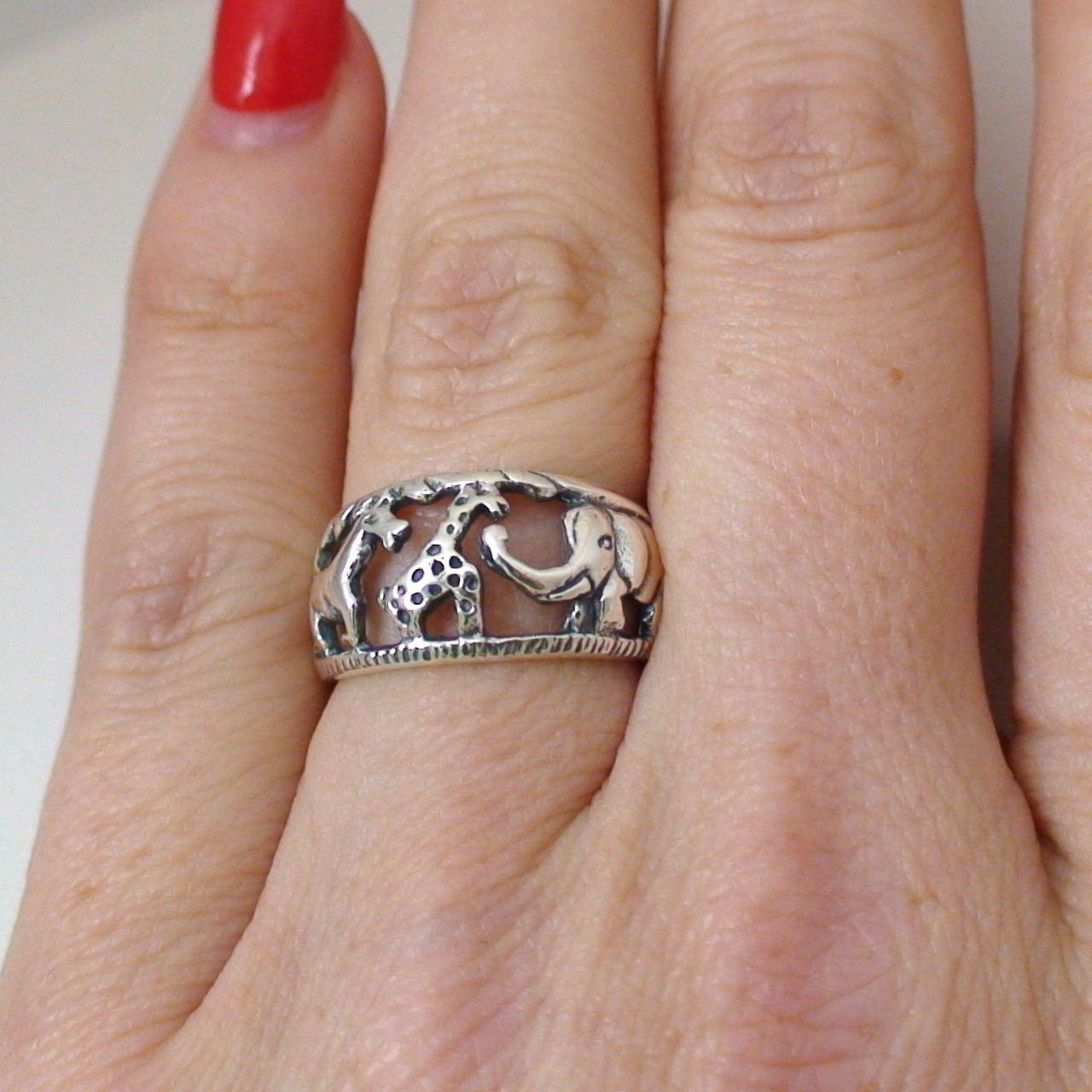 Sterling Silver Safari Ring