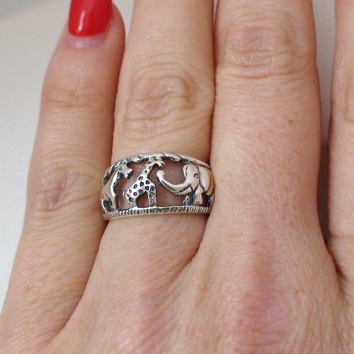 Sterling Silver Safari Ring