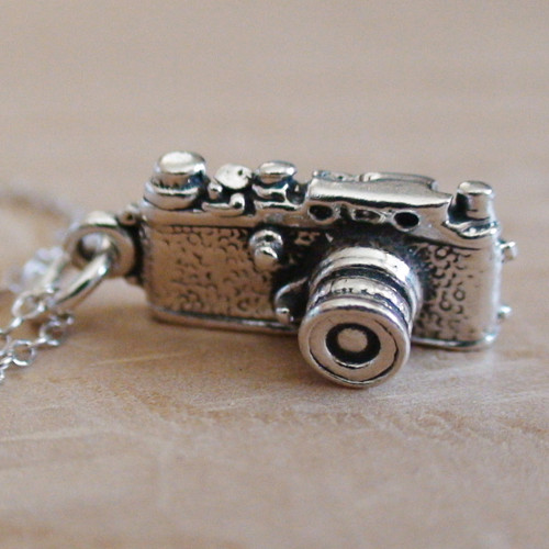 Sterling Silver Camera Necklace | FashionJunkie4Life