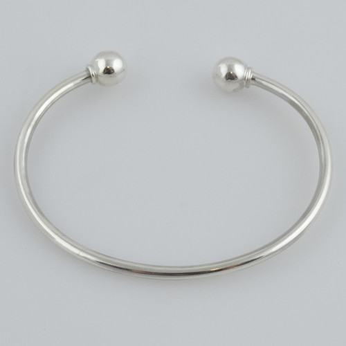 Sterling Silver Cuff Bangle Charm Bracelet | FashionJunkie4Life