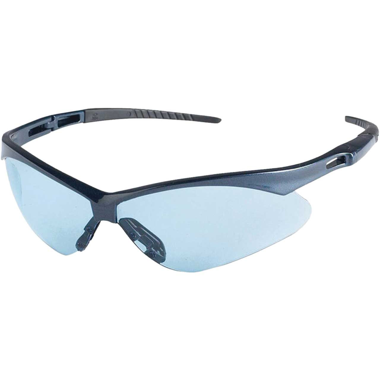 KleenGuard - Nemesis Light Blue Lens & Black Frame Safety Glasses - RAM ...
