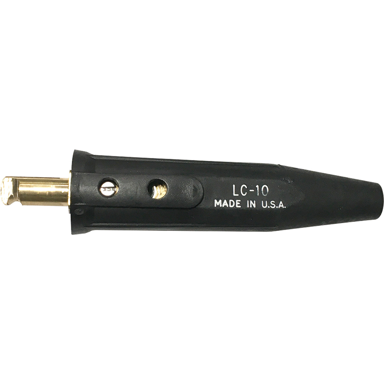 Lenco - LC-10 Black Male Cable Connector - RAM Welding Supply