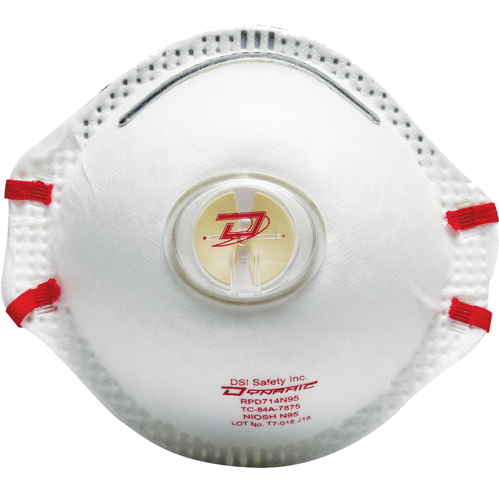 PIP - Dynamic N95 Disposable Respirator W/ Valve (Box/10) - RAM Welding ...