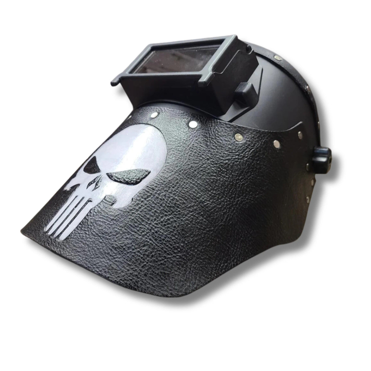 Outlaw Leather - Flip Up Original Punisher Welding Hood - RAM Welding ...