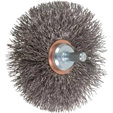 PFERD - 3" X 1/4" X .014" Stem Mounted Stainless Steel Crimped Wire ...