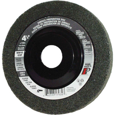 Pearl Abrasive - 4-1/2" X 7/8" SV Grey Surface Preparation Wheel - RAM ...