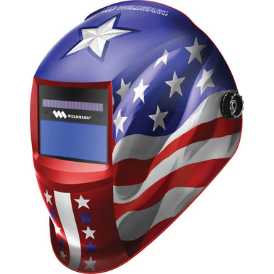 Weldmark - Stars and Stripes Steel Works Series Welding Helmet - RAM ...
