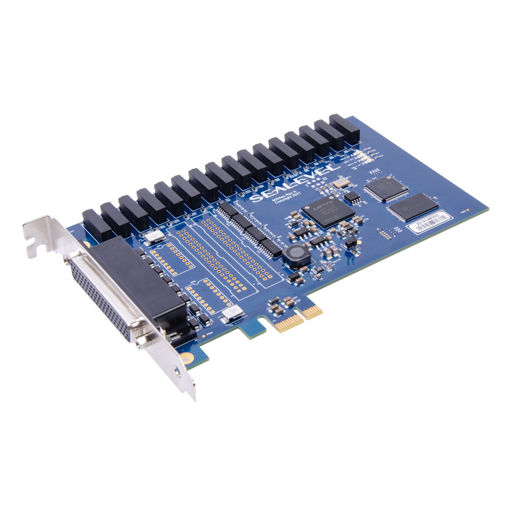 8004ec - PCI Express 16 Reed Relay Output / 16 Isolated Input Digital ...